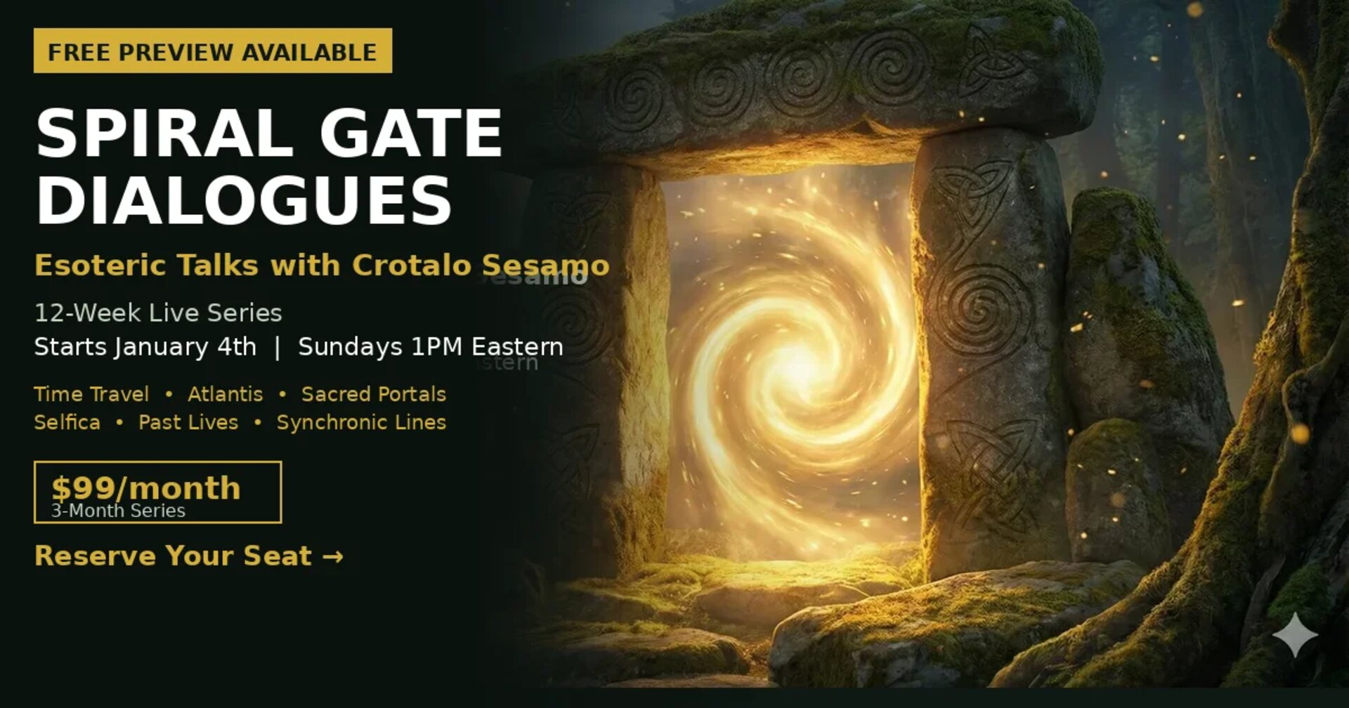 Spiral Gate Dialogues - Live with Crotalo Sesamo | Journey Deeper with ...